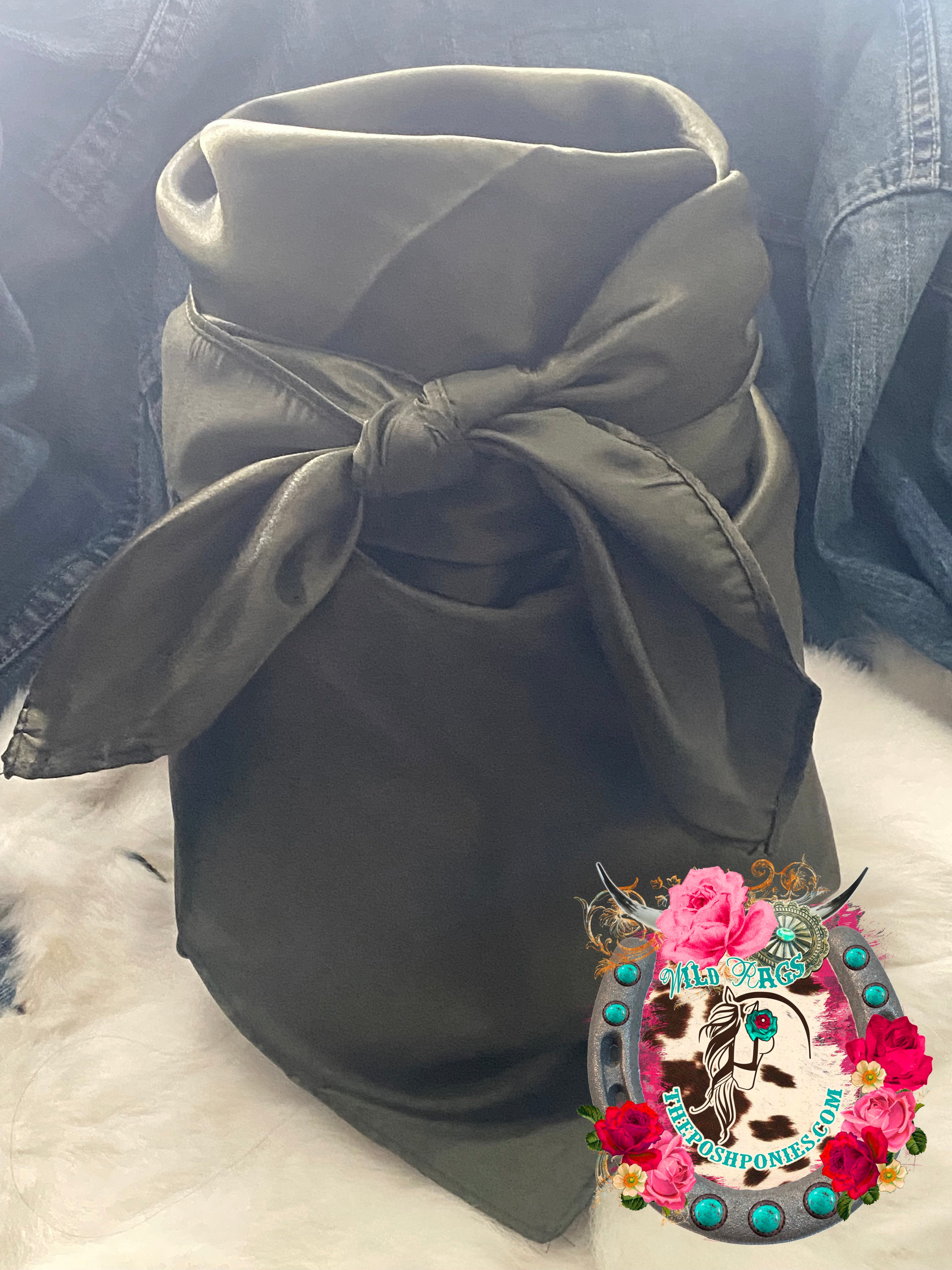 Dark Moss Green Wild Rag 35 x 35 – ThePoshPonies