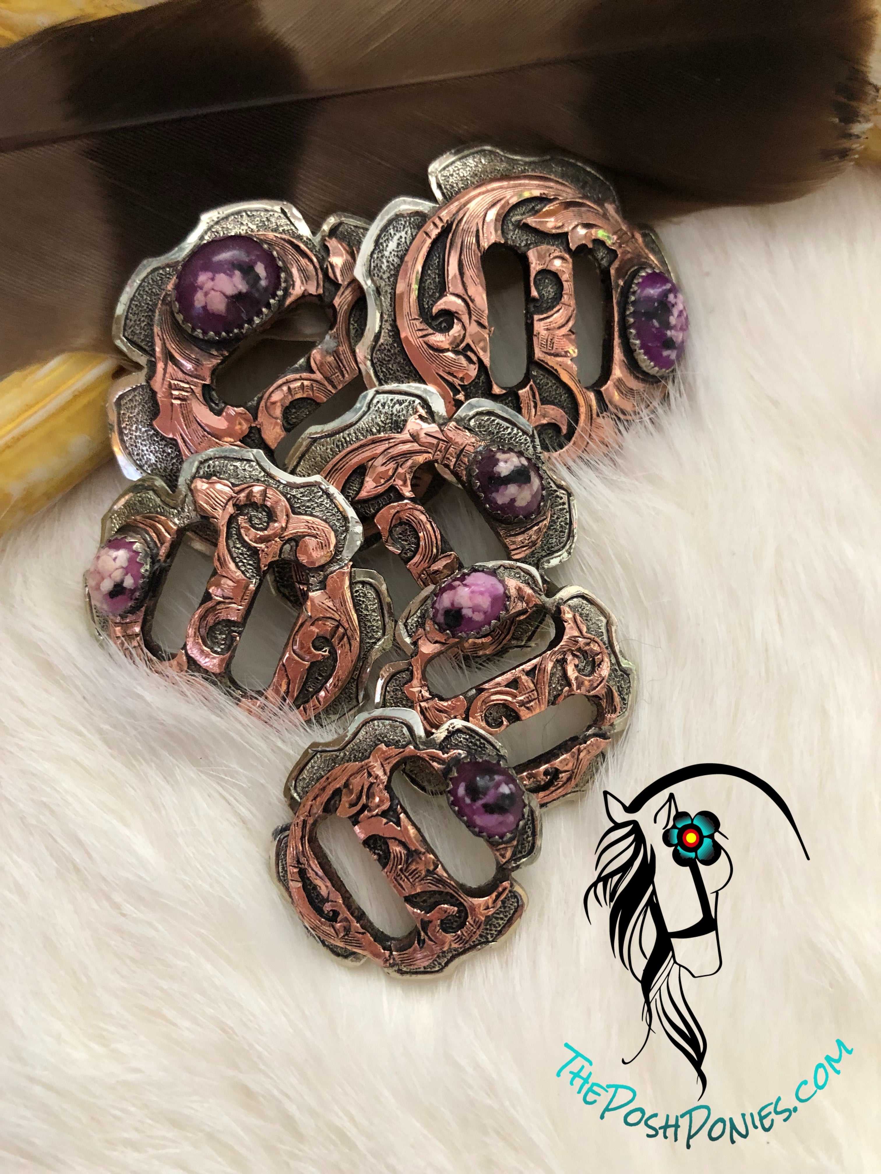 Slotted Conchos – ThePoshPonies
